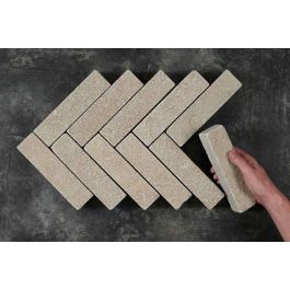 Antique Yellow Limestone Brick Pavers